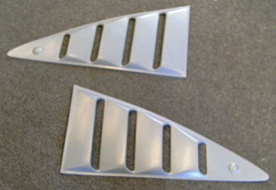 1974-1978 Mustang II Quarter Window Louvers - Fiberglass – Classic Auto ...