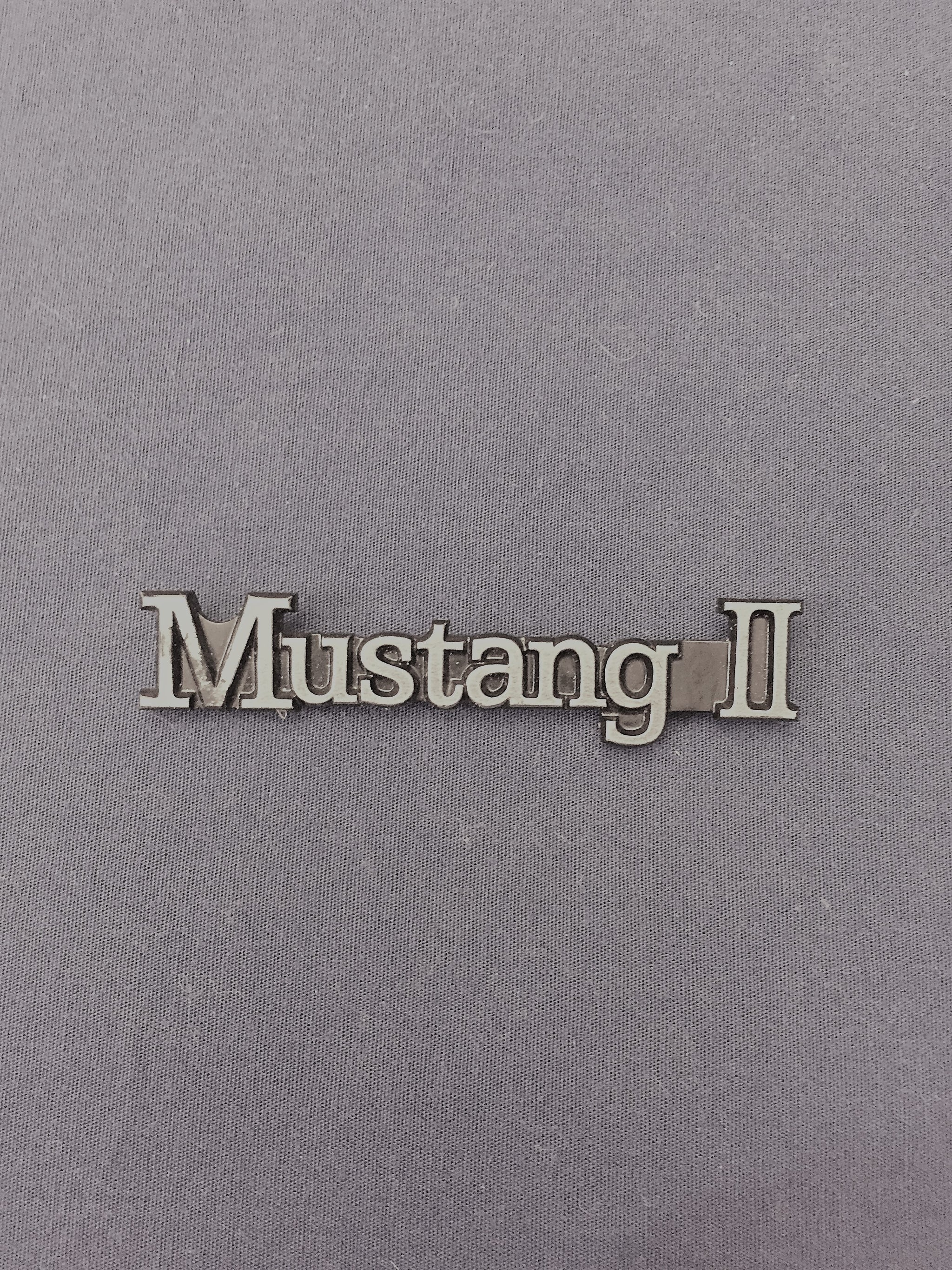 1974-1978 Mustang II Passenger Dash Emblem RE-CHROMING SERVICE ...