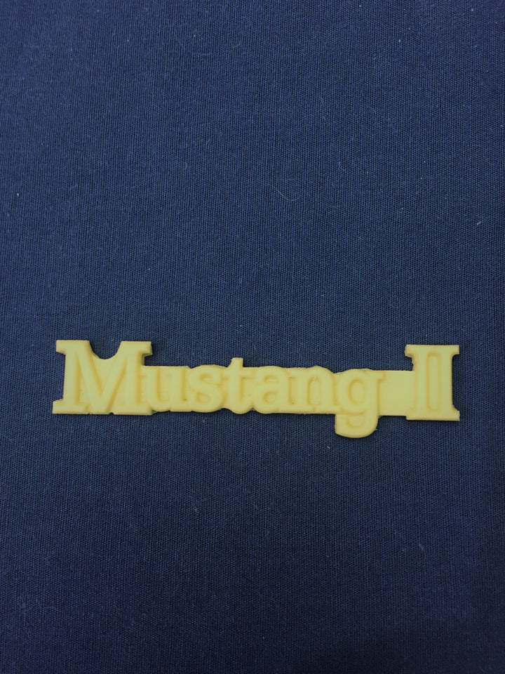 1974-1978 Mustang II Passenger Dash Emblem RE-CHROMING SERVICE ...