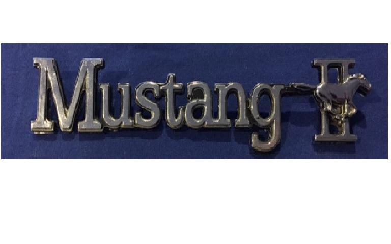 1974-1978 Mustang II Trunk Hatch Emblem Rechroming Service – Classic ...